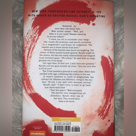 Other | Book Avatar The Last Airbender The Shadow Of Kyoshi | Poshmark